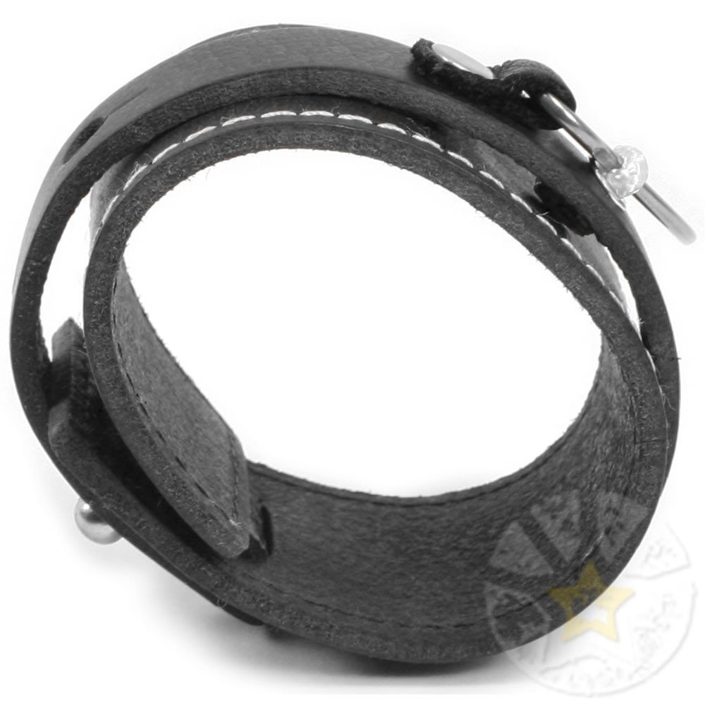 Leather Skydiver Closing Pin Cuff - Parapente Vuelaenmivalle - Santa ...