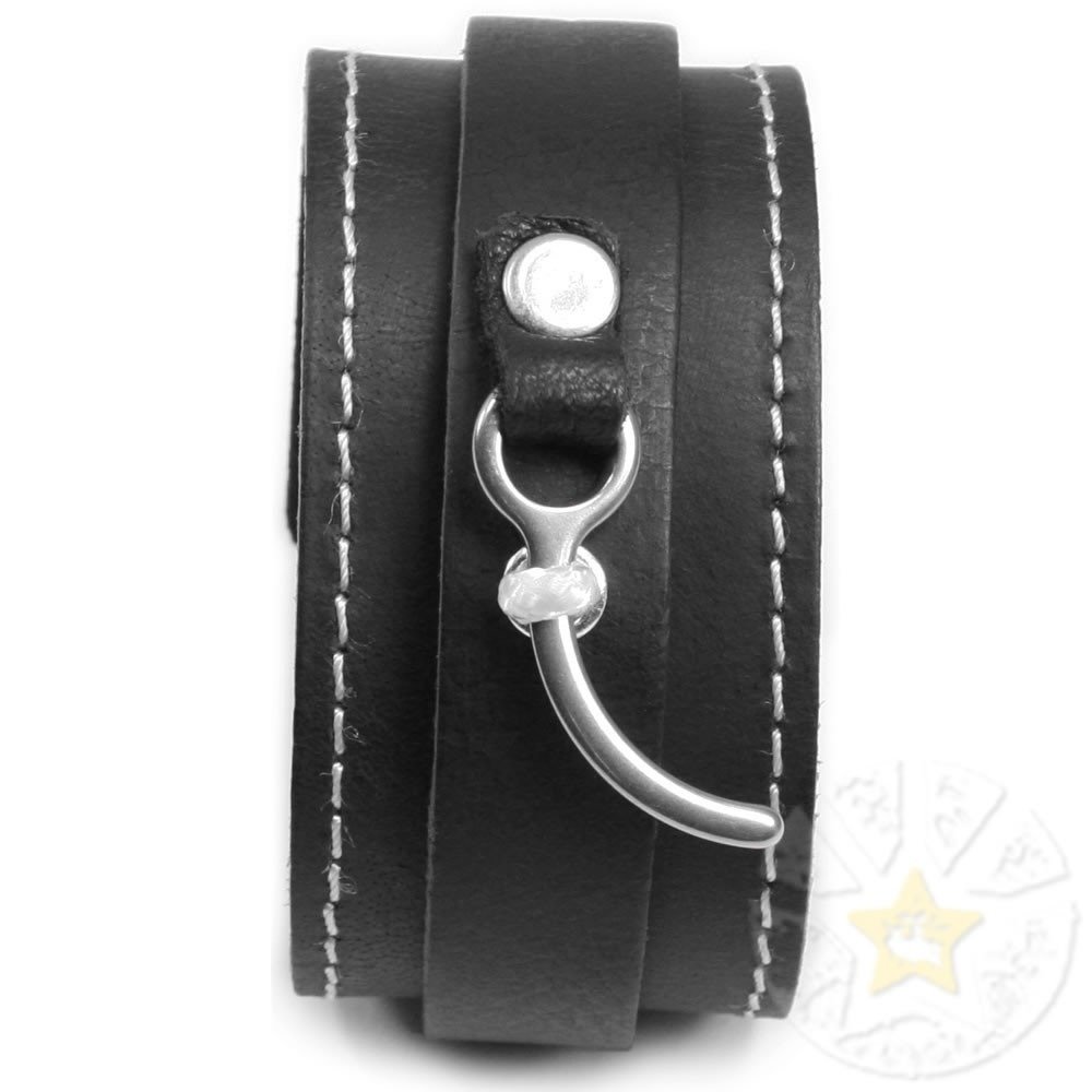 Leather Skydiver Closing Pin Cuff - Parapente Vuelaenmivalle - Santa ...